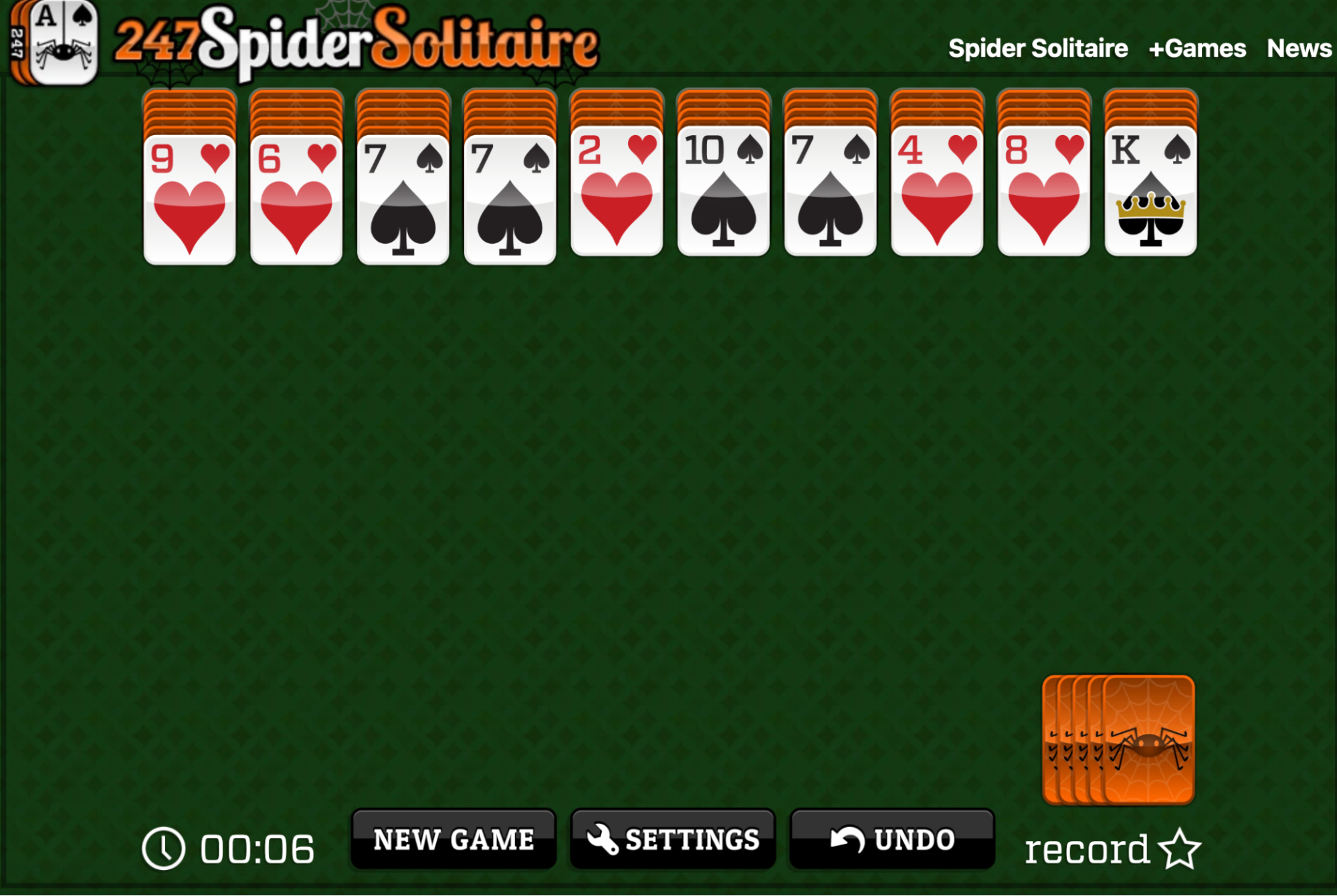 Spider Solitaire 247 - Play Free Spider Solitaire Card Games Online