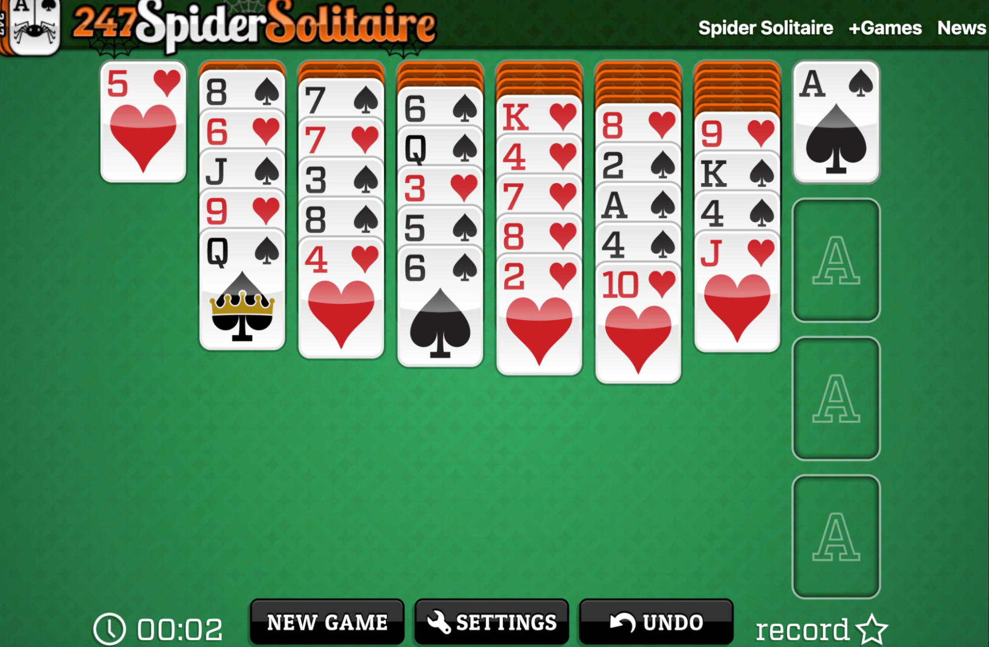 Spider Solitaire 247 - Play Free Spider Solitaire Card Games Online